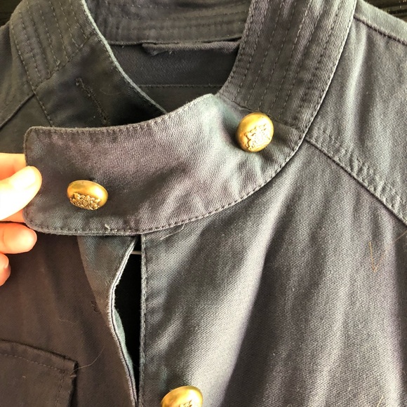 Mossimo Supply Co. | Jackets & Coats | Military Navy Canvas Jacket ...